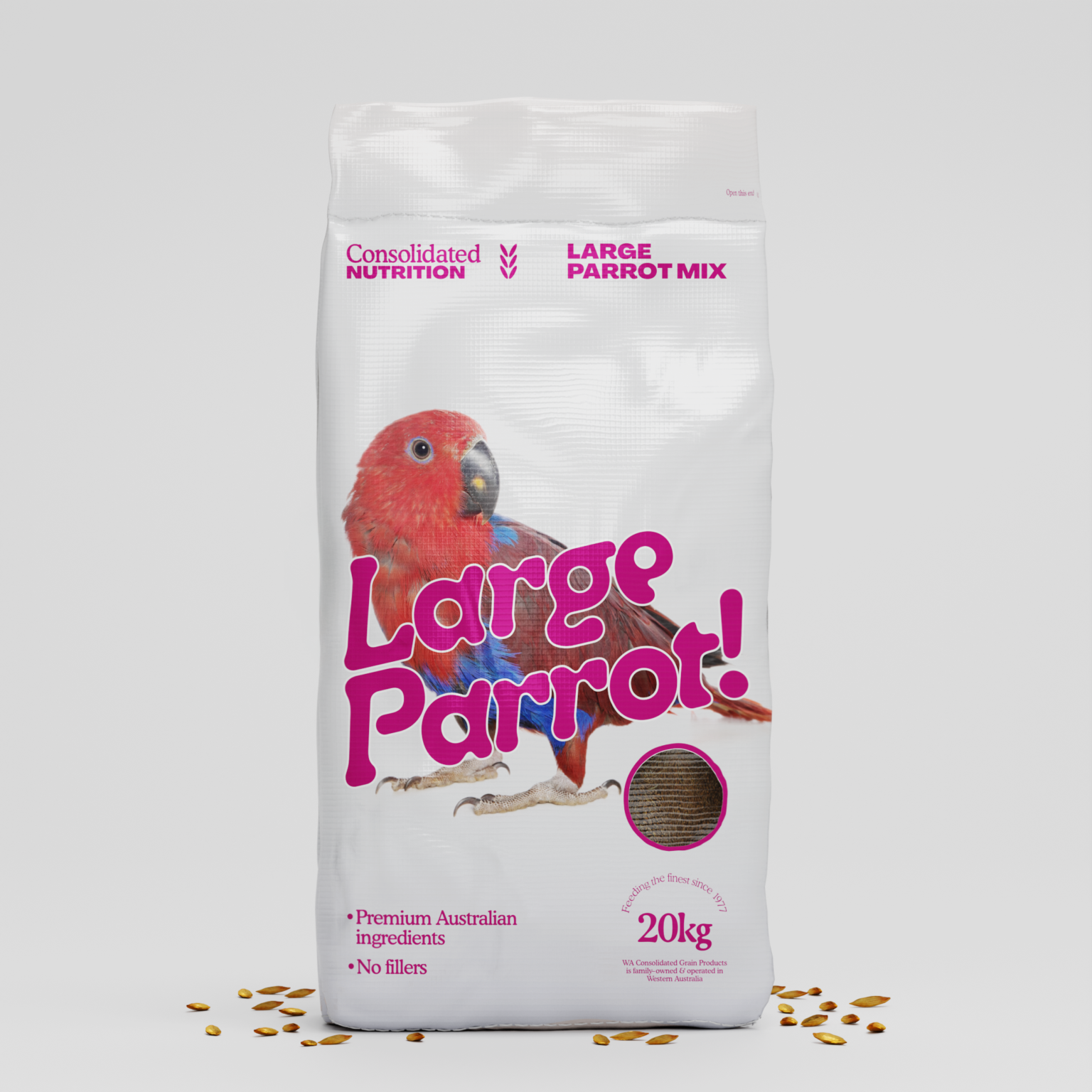 Large Parrot Mix 20kg - Shop Online - FarmCo